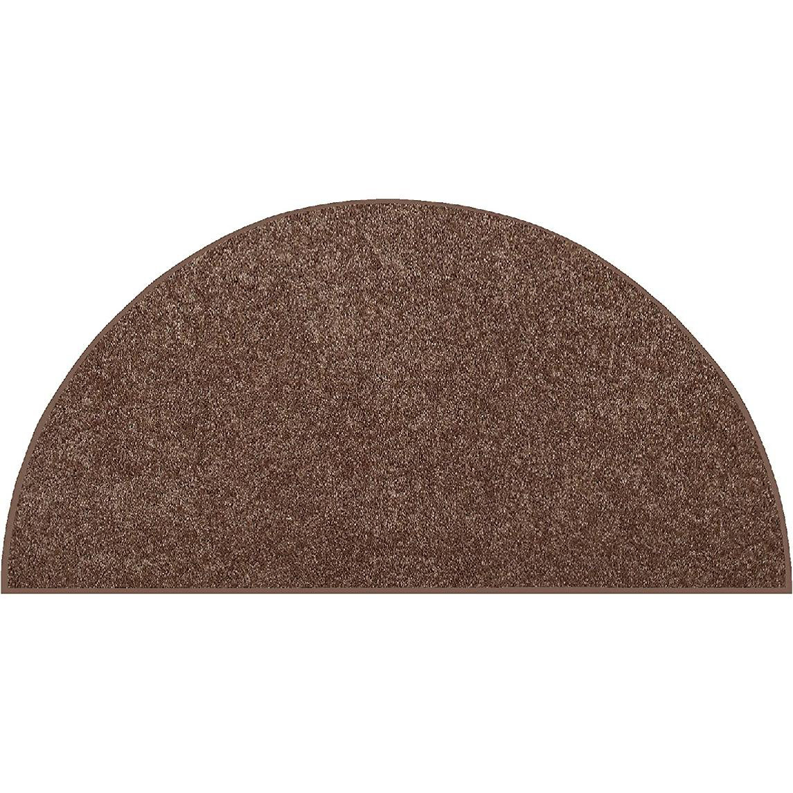 Latitude Run® Solid Color Machine Woven Area Rug in Brown | Wayfair
