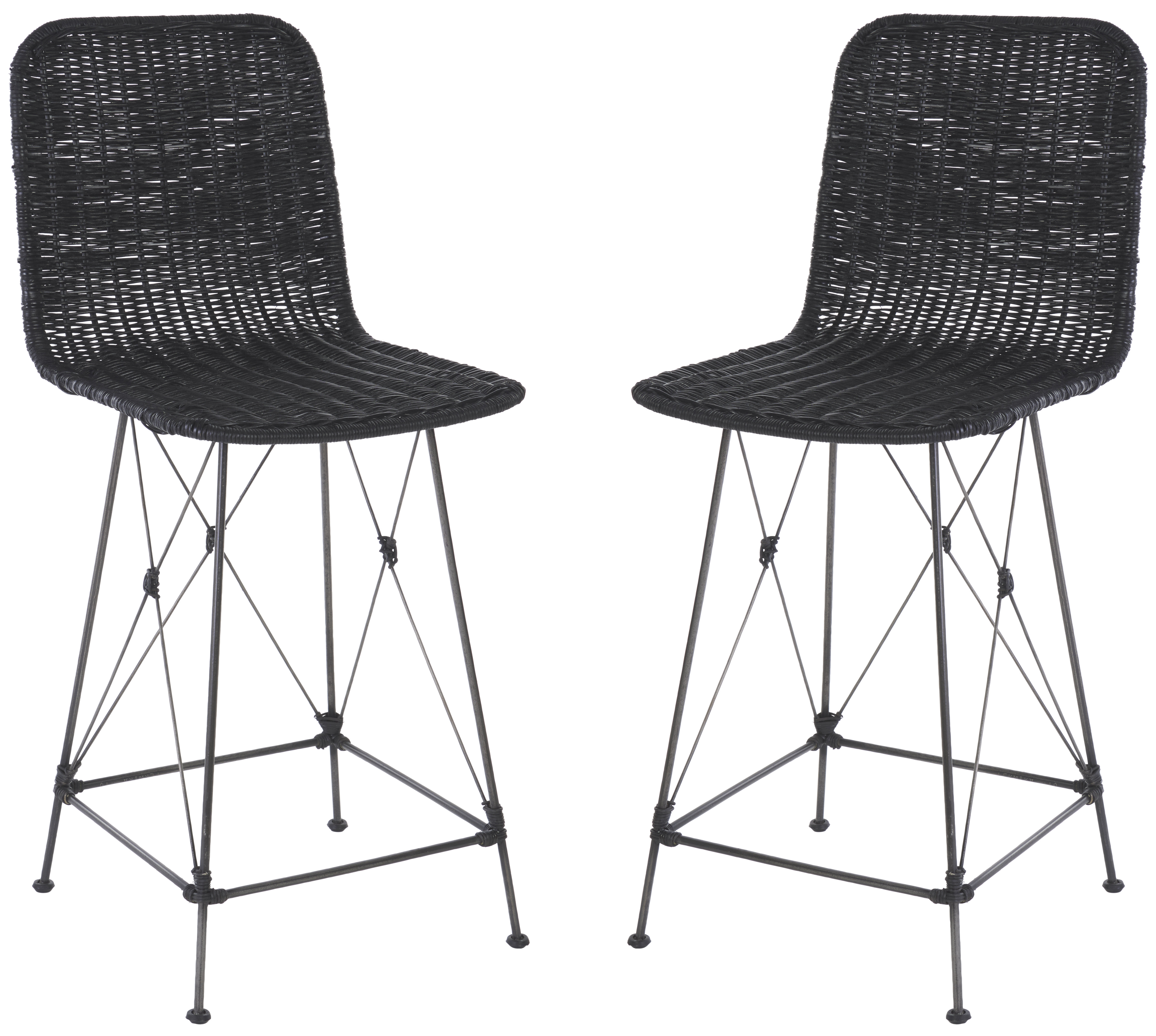 Dakota Fields Finlaggan Weaved Counter Stool | Wayfair