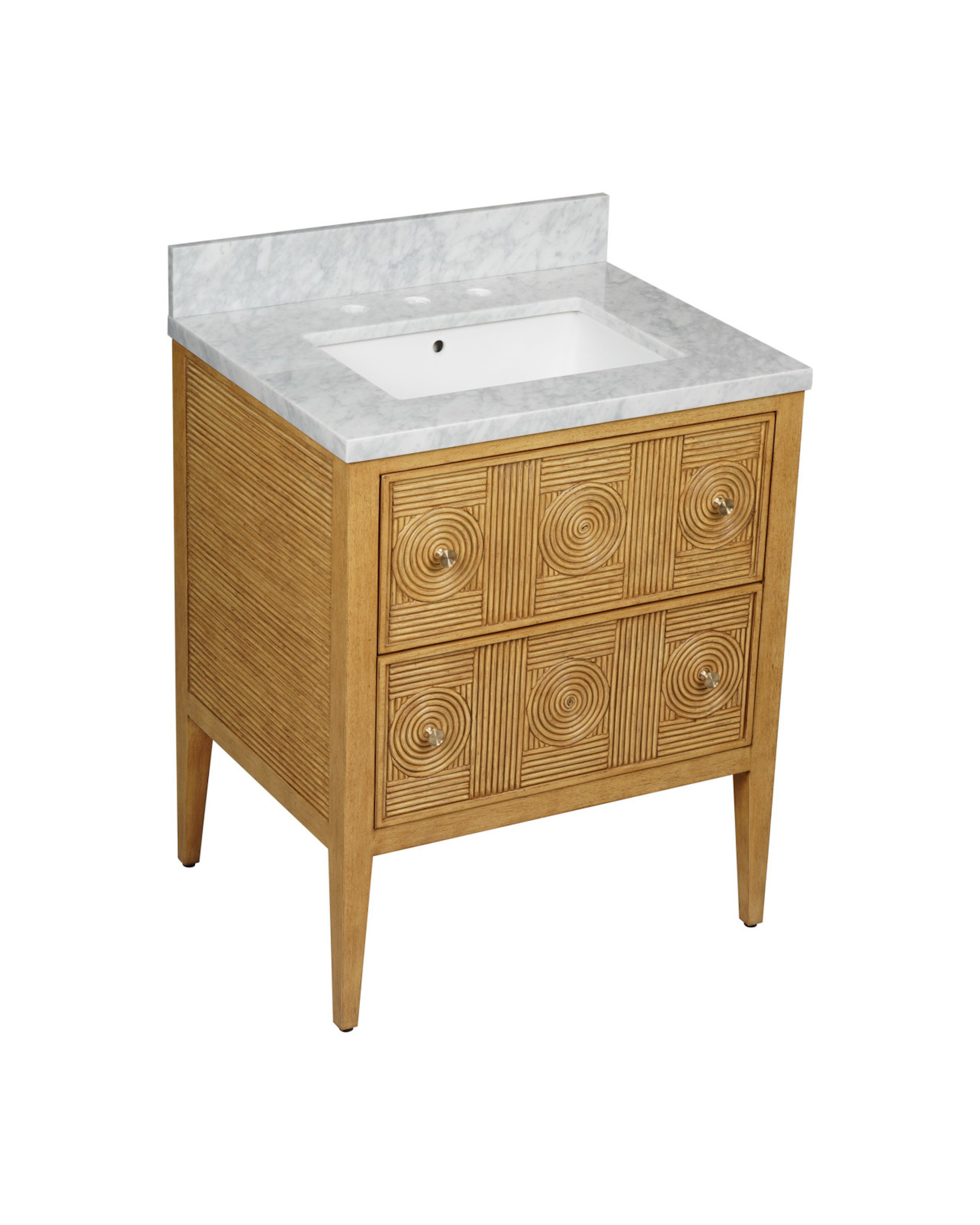 Currey & Company Santos 28" Vanity With Rectangular Undermount Sink ...