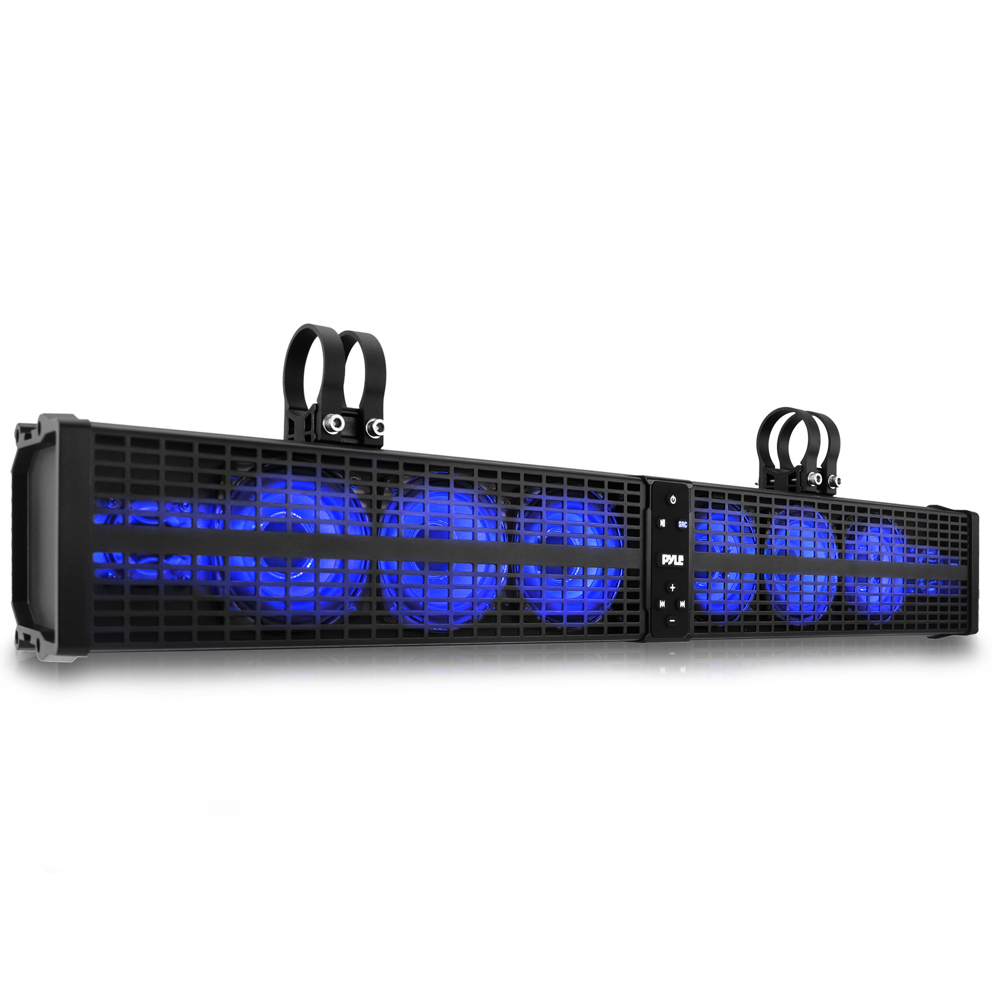 Pyle 32” Powered Atv/Utv Soundbar System - Built-In Class D Stereo ...