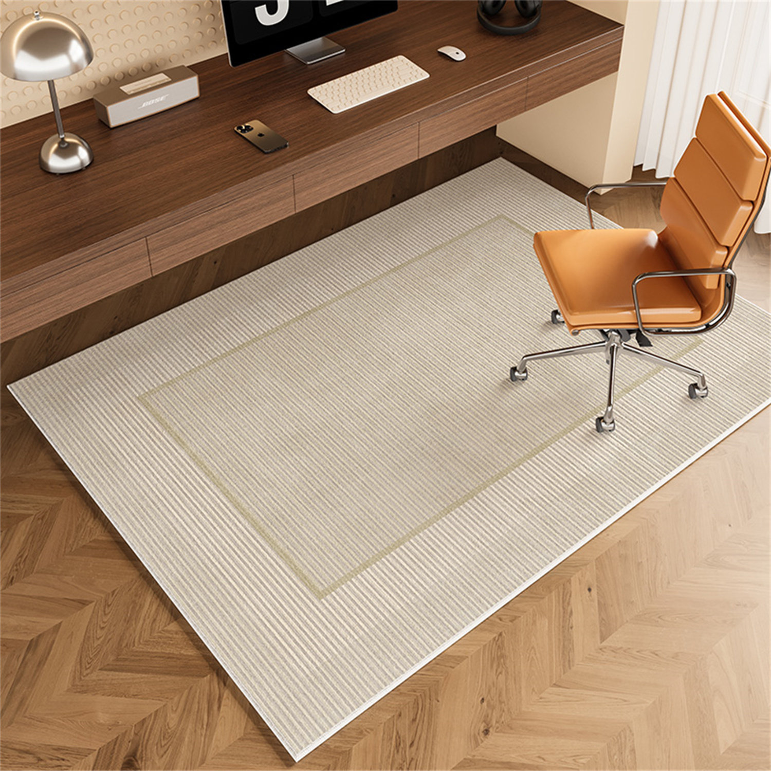 JINXI Premium Velvet Desk Chair Mat | Wayfair