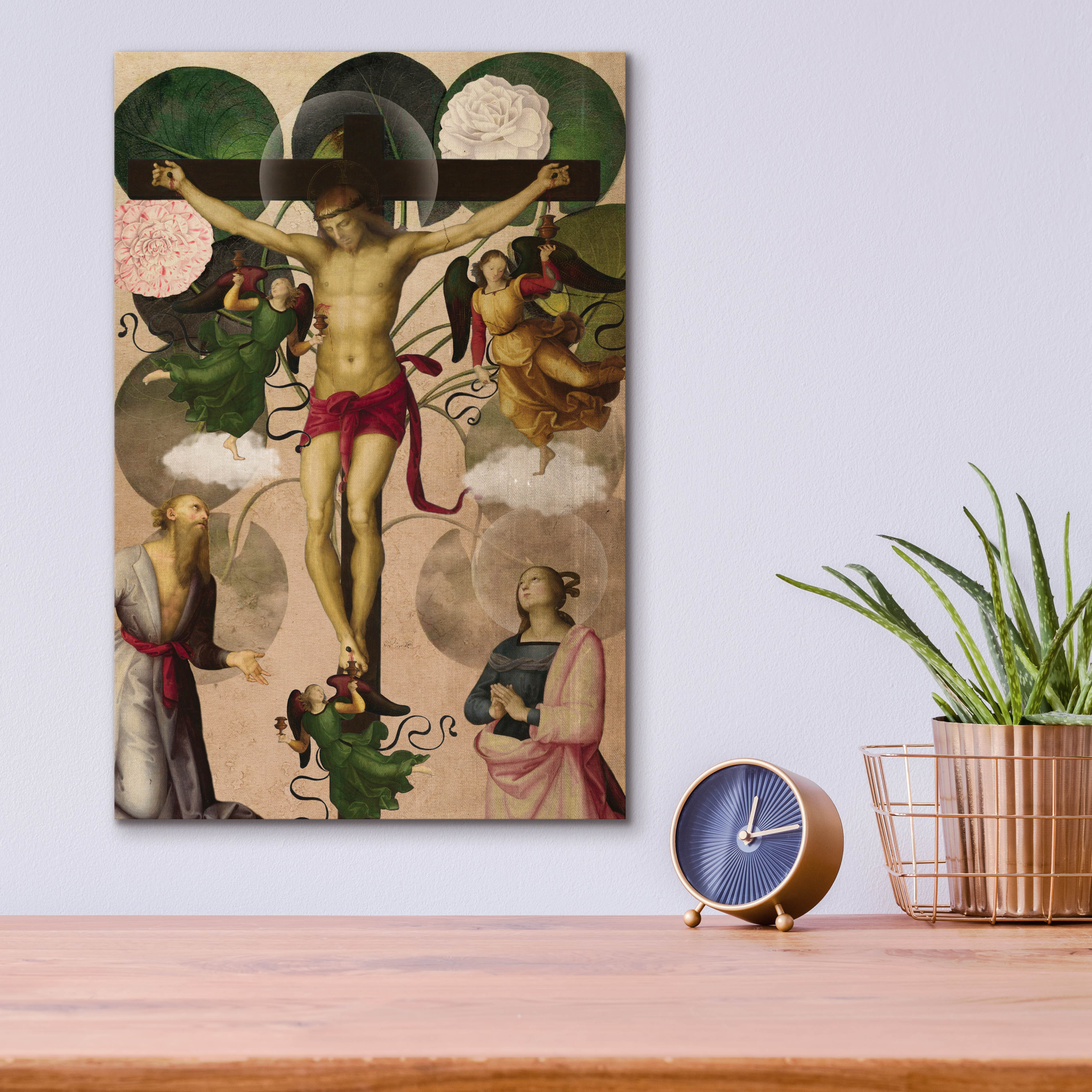 Fleur De Lis Living 'Re-Birth' by Elo Marc, Acrylic Glass Wall Art, 16 ...
