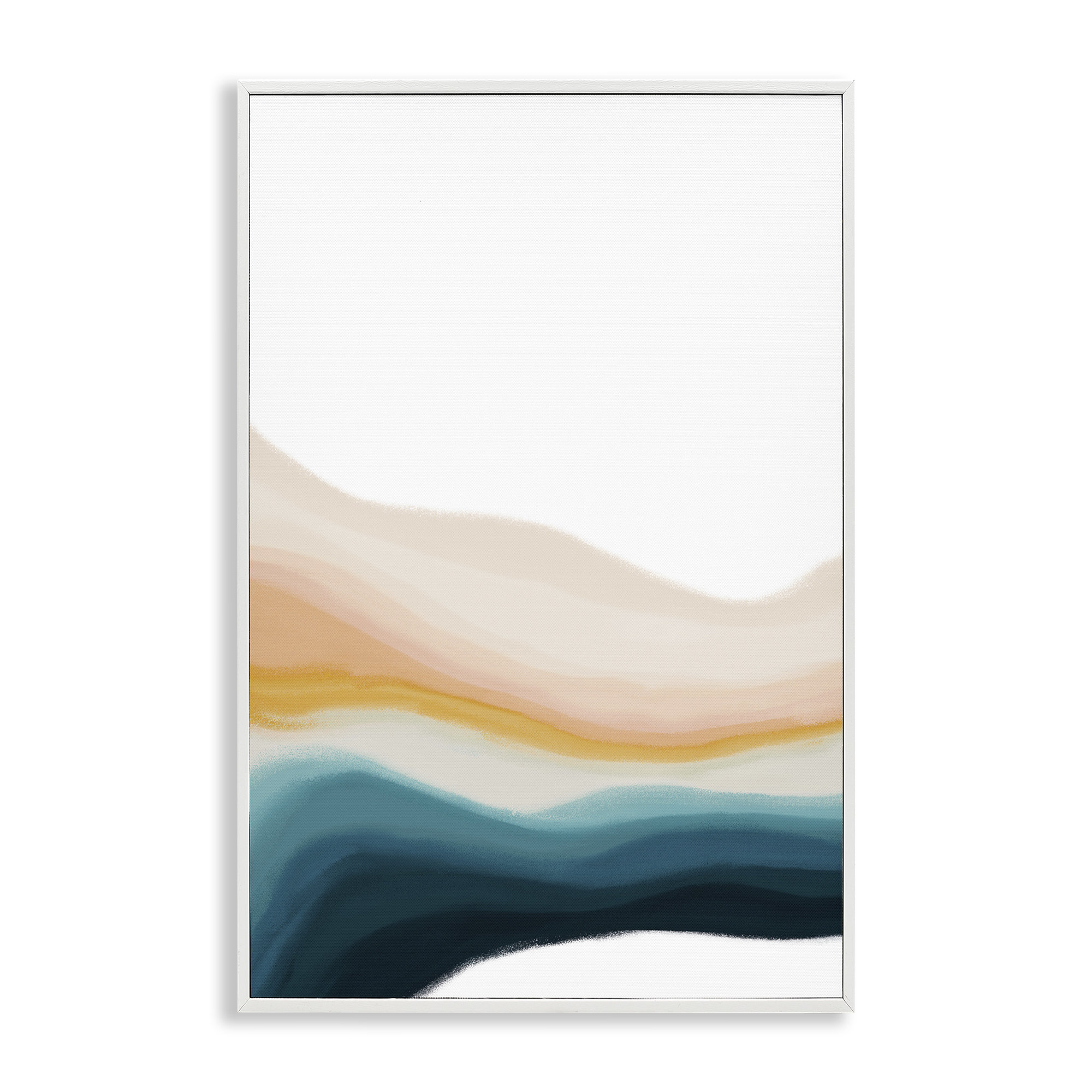 Ebern Designs Peach Swirl Landscape Giclee Art by JJ Design House, LLC ...