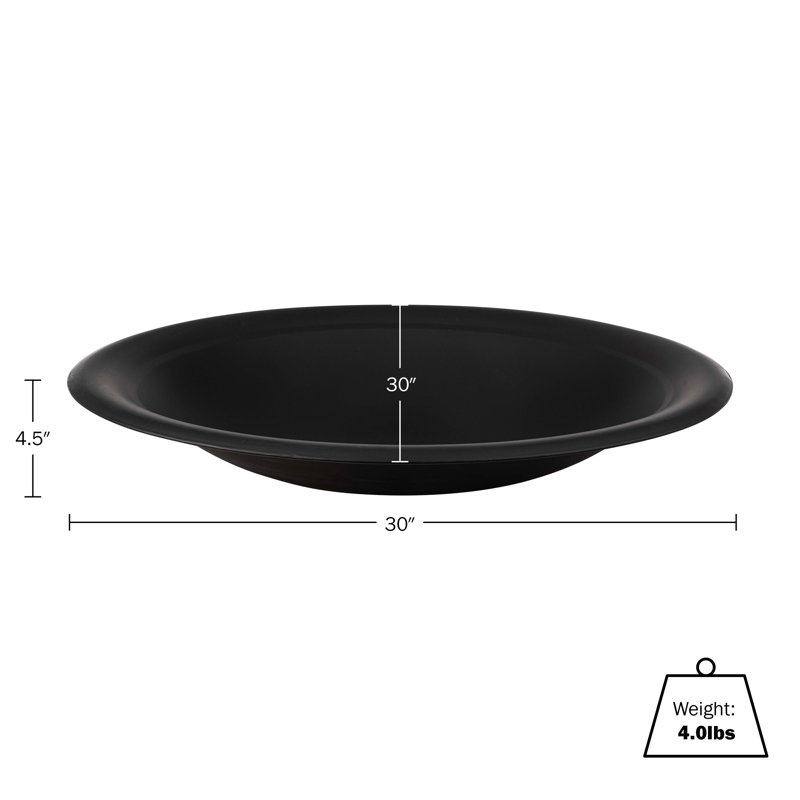 Pure Garden Fire Bowl - 30in Firepit Insert for DIY Fire Ring or ...