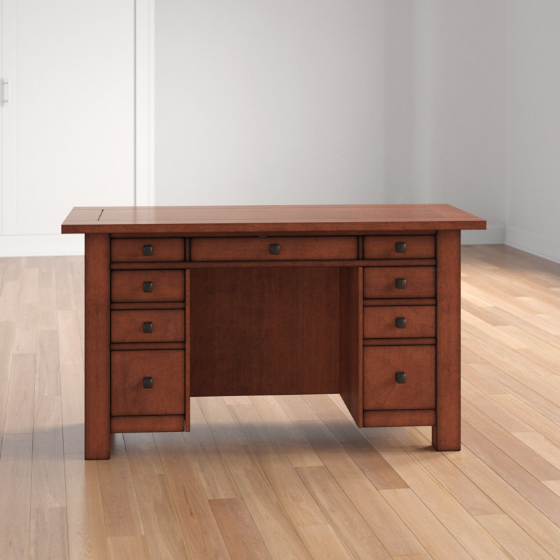 Three Posts™ Rotherham 54" Executive Desk & Reviews | Wayfair