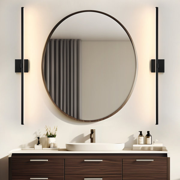 Wrought Studio™ 39" Dimmable LED Bath Bar & Reviews | Wayfair