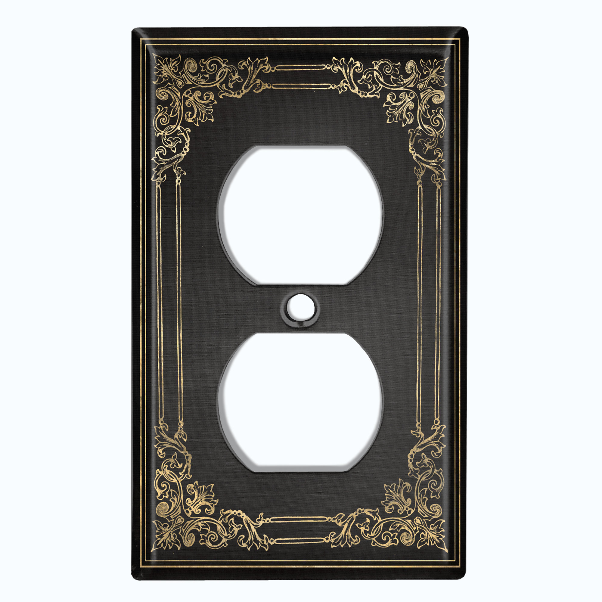WorldAcc French Victorian 1-Gang Duplex Outlet Wall Plate & Reviews ...