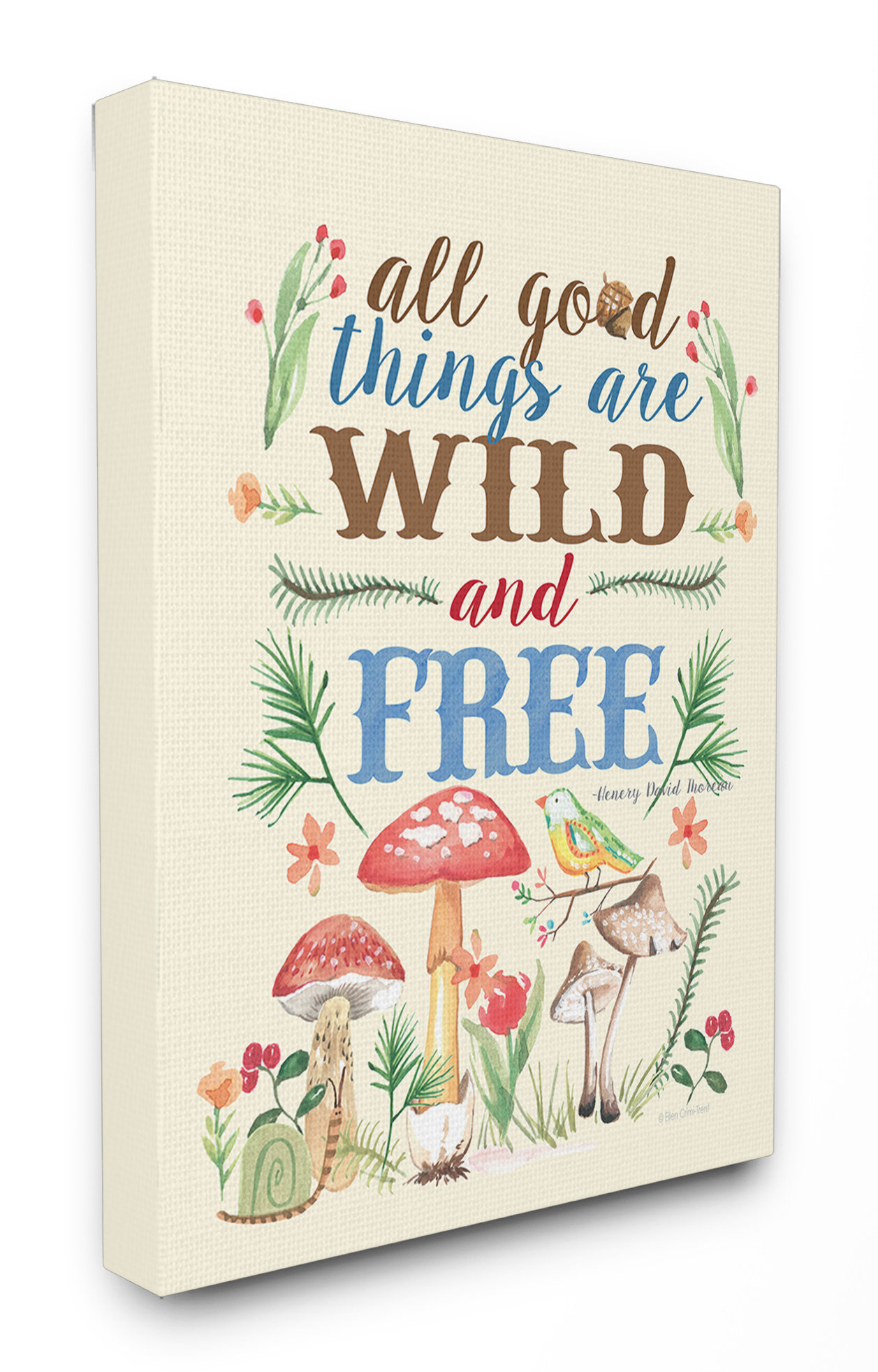 Harriet Bee 'Good Things Wild And Free' Textual Art - Wayfair Canada