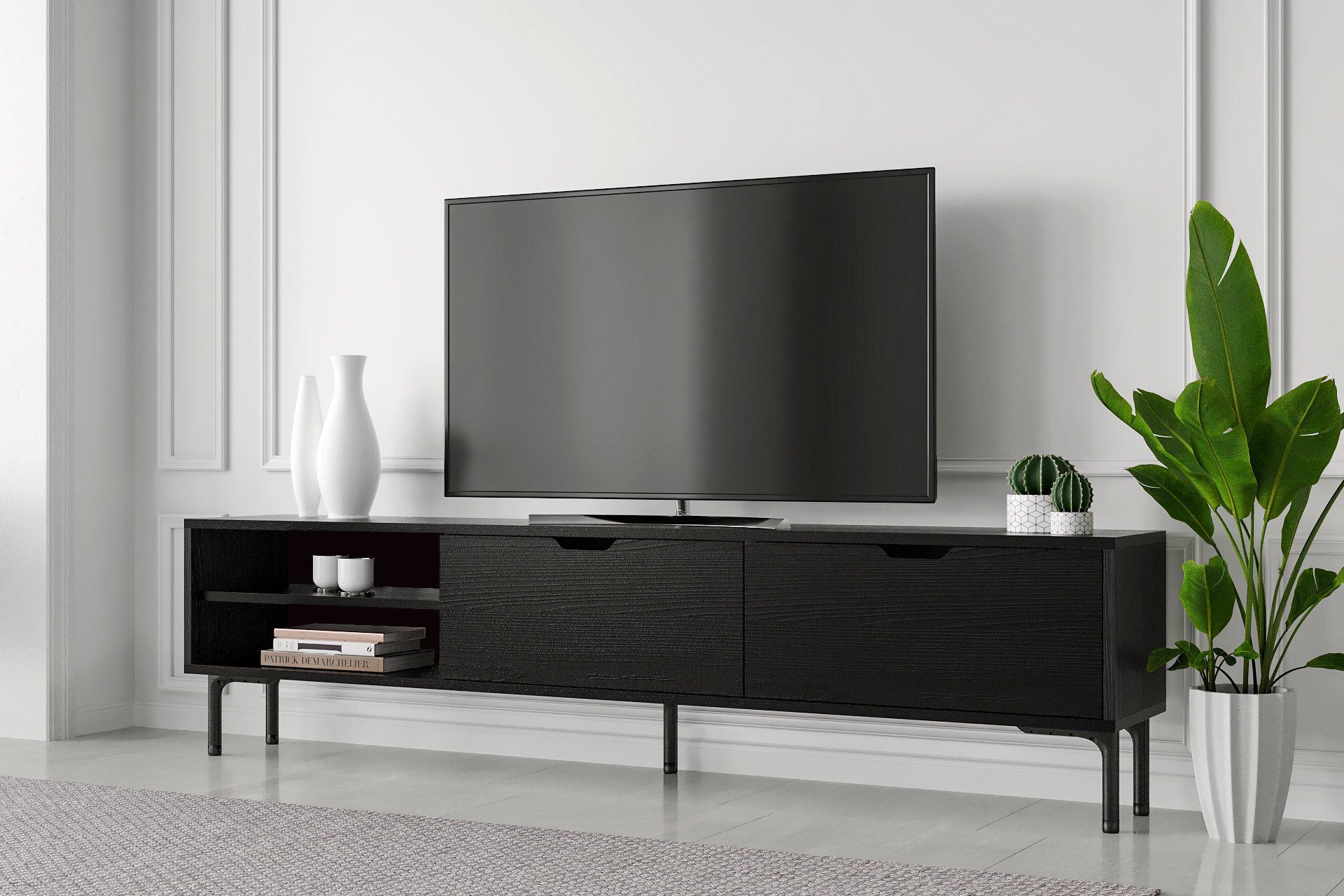 Ebern Designs Saydi 71"TV Stand Up to 80" TV's Entertainment Media ...