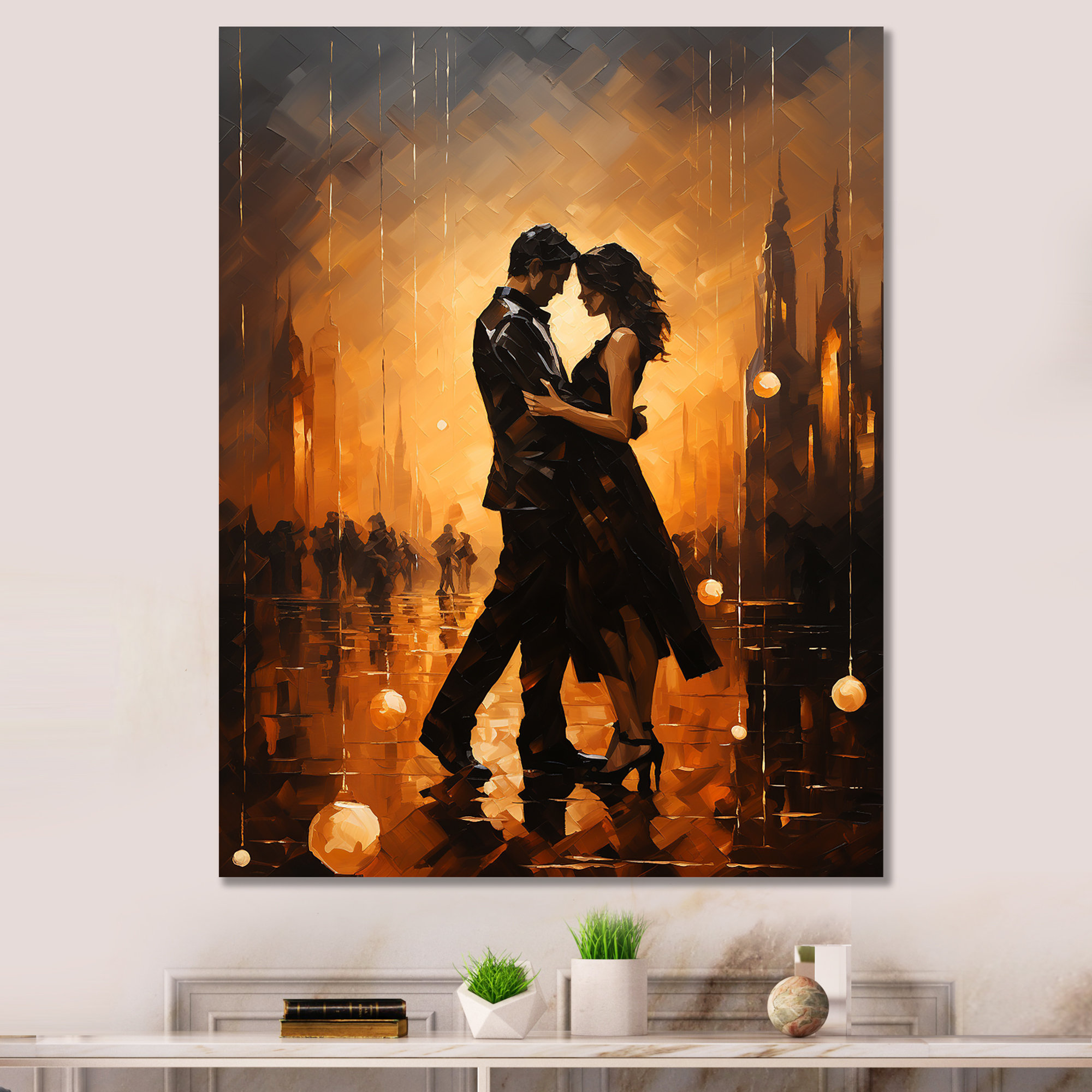 Design Art Dance Tango Couple Harmony I On Canvas Print | Wayfair