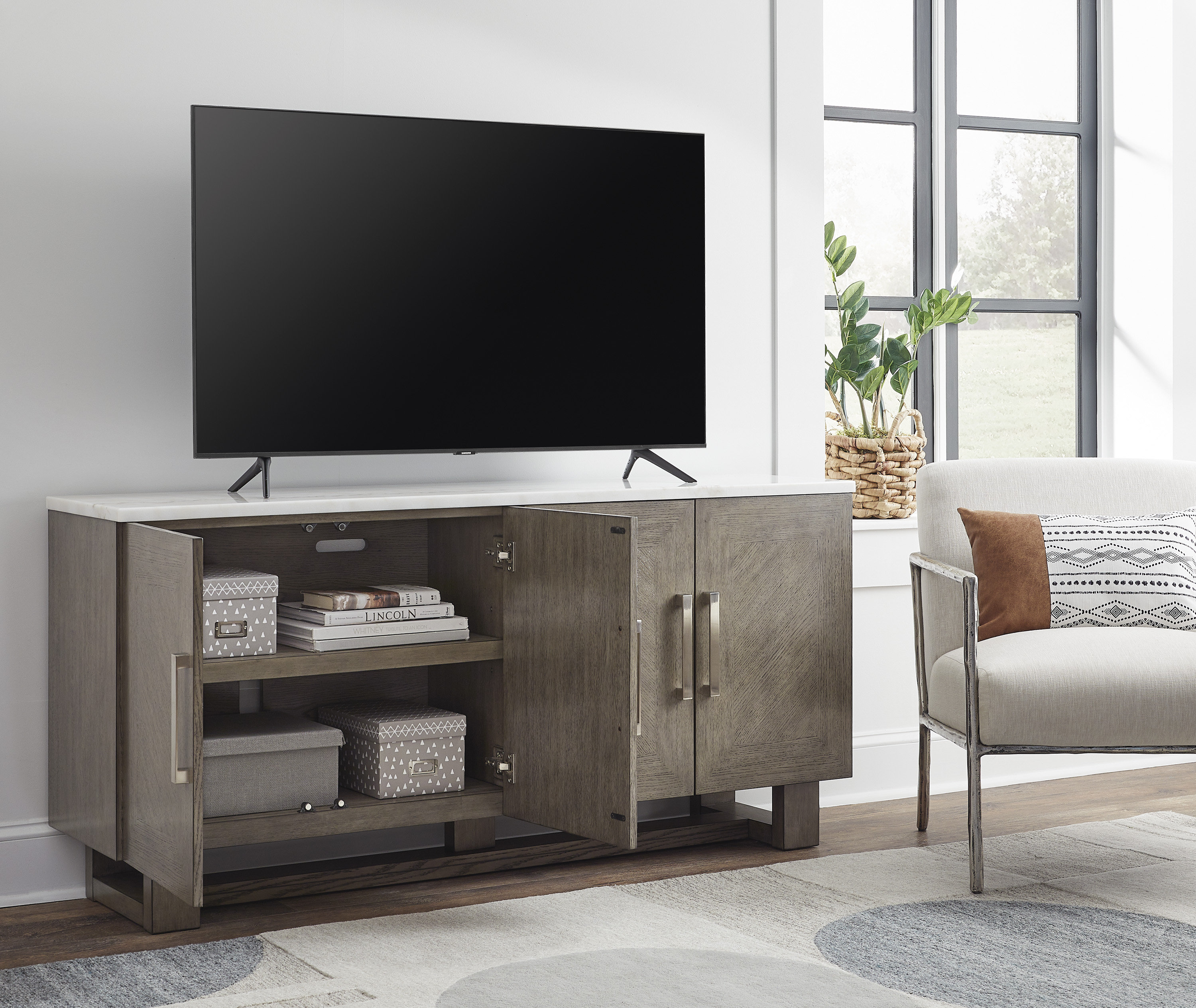 Hokku Designs Loyaska 68" TV Stand | Wayfair