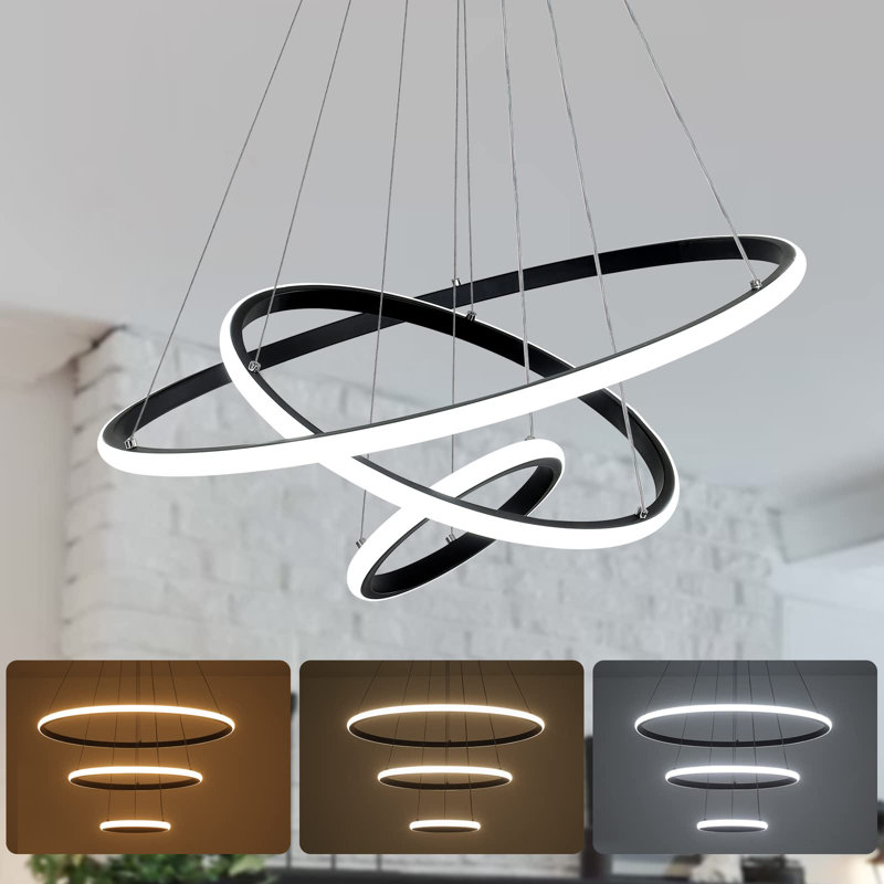 Wrought Studio Dado 3 - Light LED Tiered Chandelier & Reviews | Wayfair