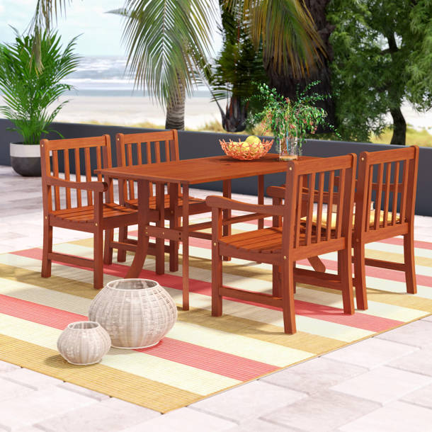 Lark Manor Aleha Acacia Outdoor Bench & Reviews | Wayfair