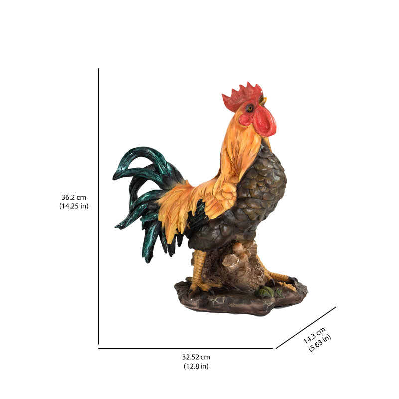 Hi-Line Gift Ltd. Standing Rooster Statue | Wayfair