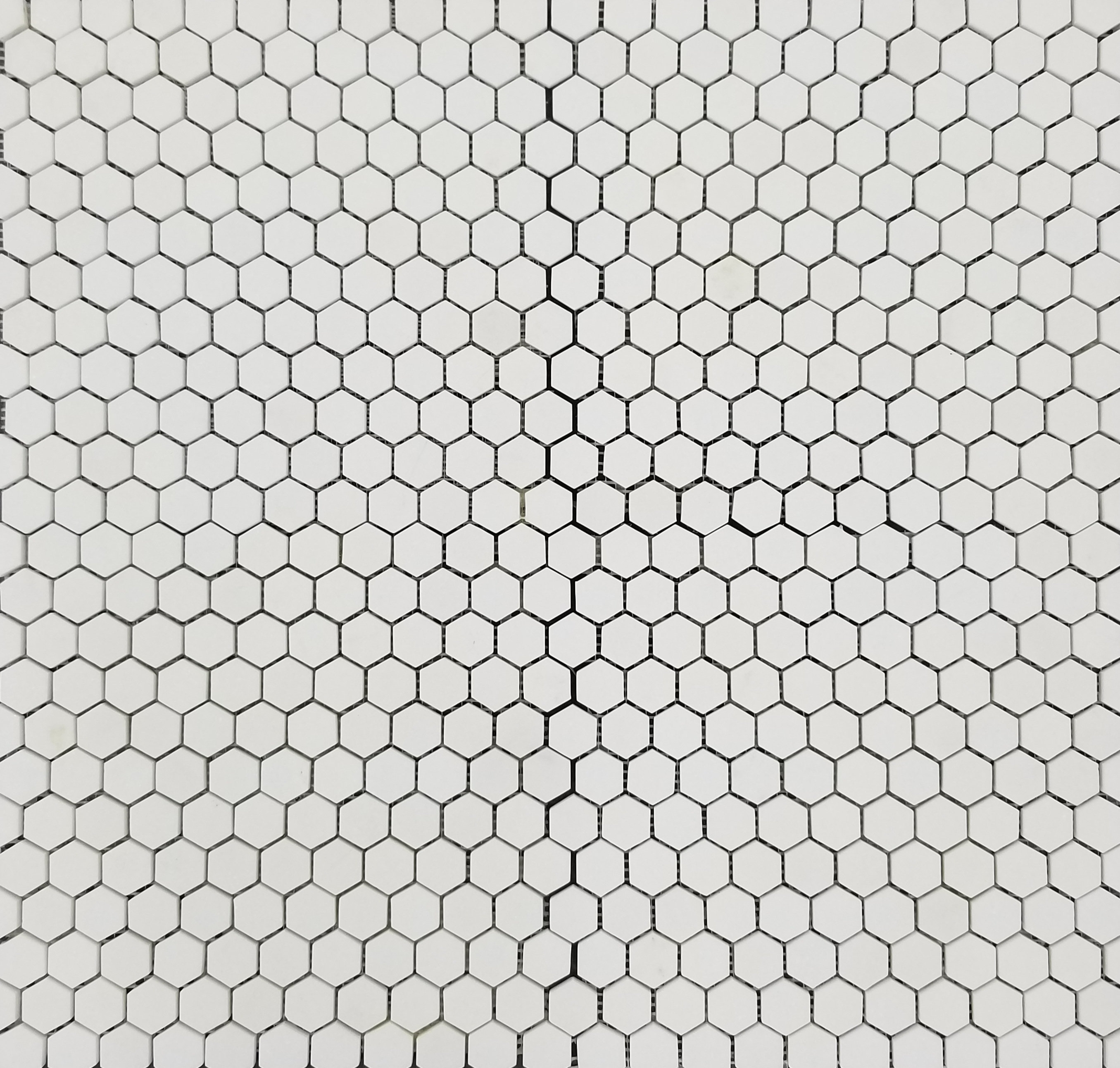 La Maison en Pierre Esagono 1" x 1" Marble Mosaic Wall & Floor Tile ...