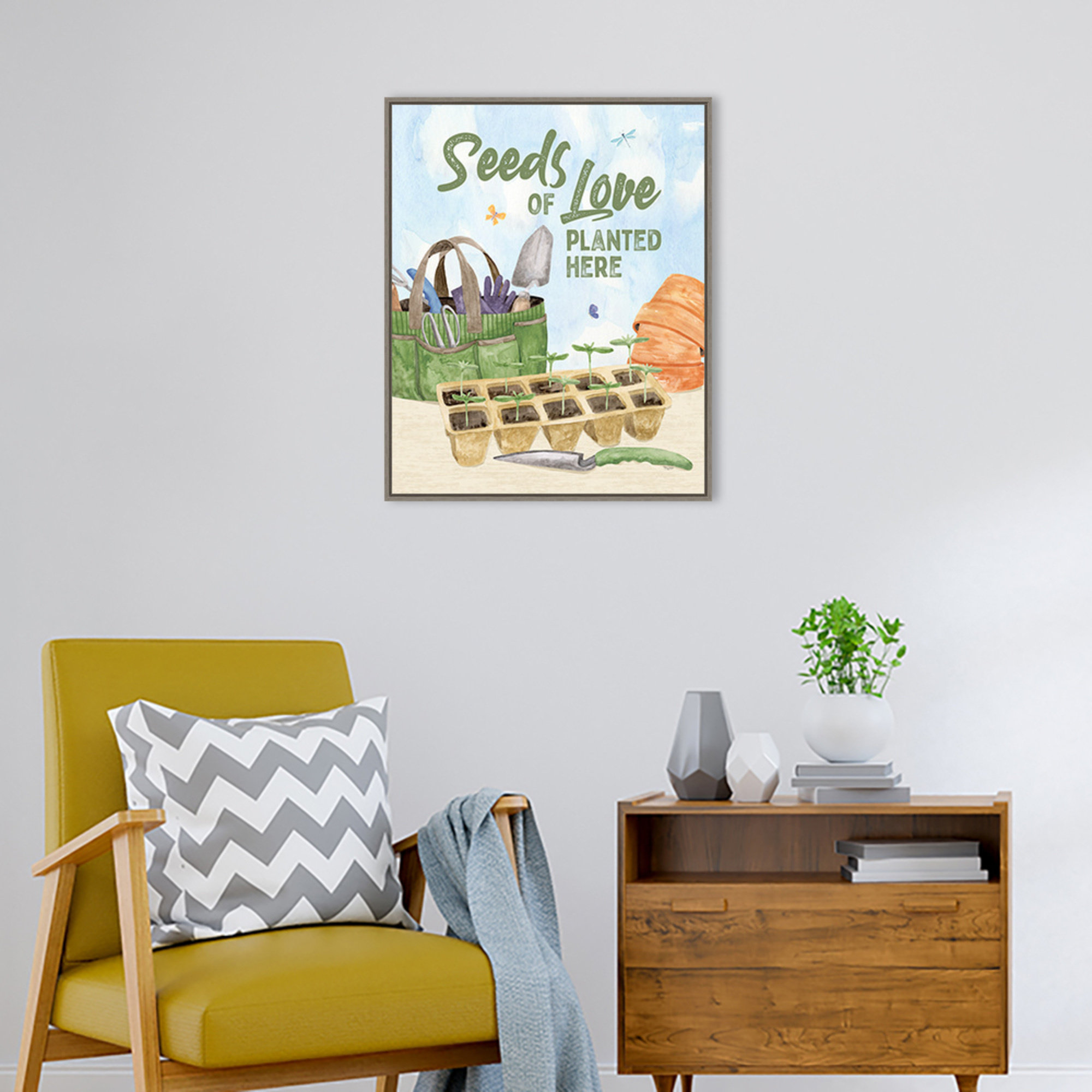 August Grove® Artavious Spring In My Garden XXIII Framed On Canvas by ...