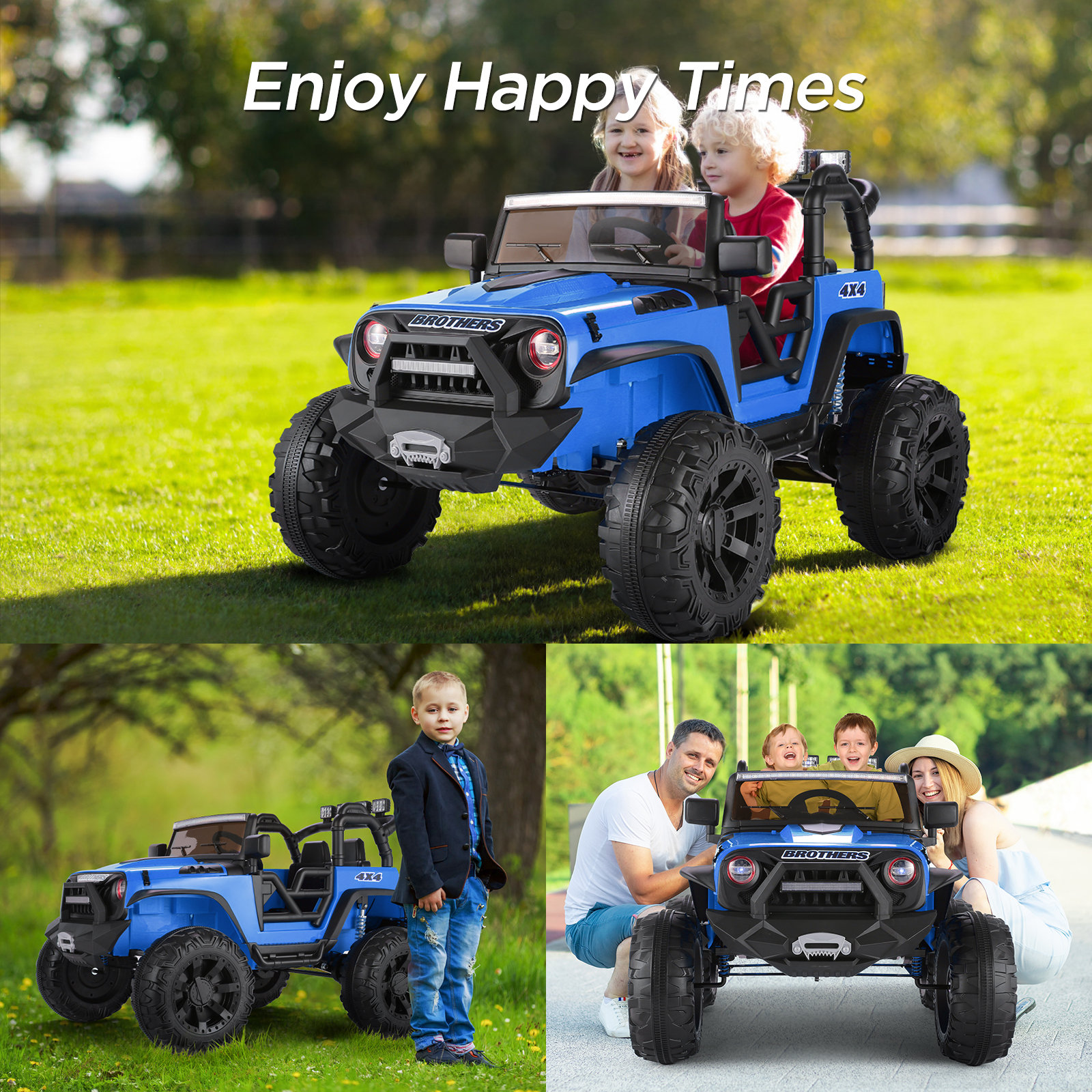 DreamDwell Home 24 Volt Ride On Toys For Big Kids, 2 Seater Ride On ...