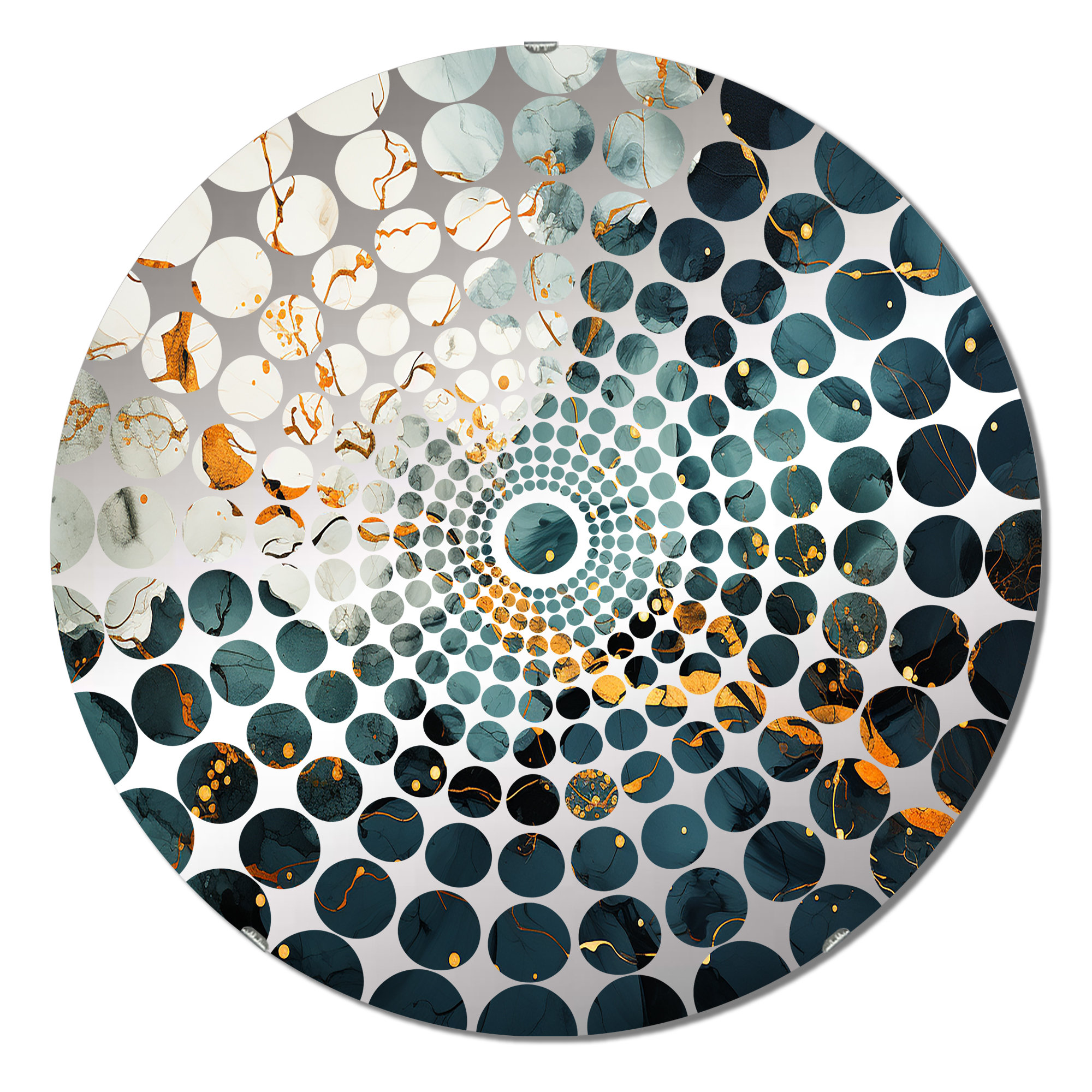 East Urban Home Ehling - Concentric Circles Decorative Mirror | Wayfair