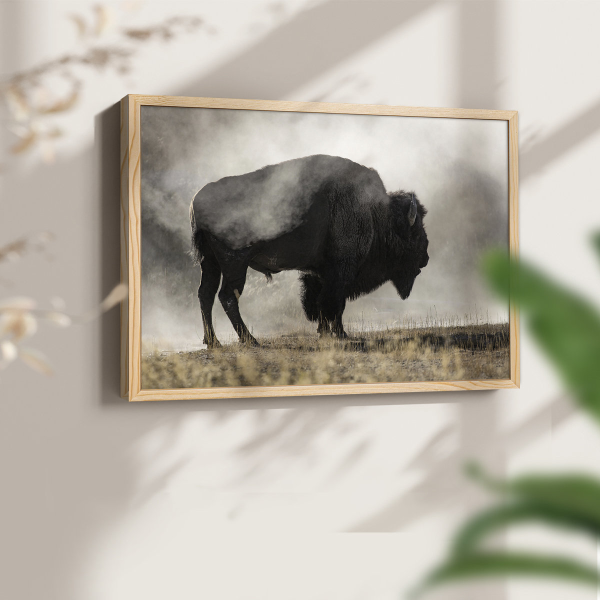 Union Rustic Geyser Basin -Framed Print - Restickable | Wayfair