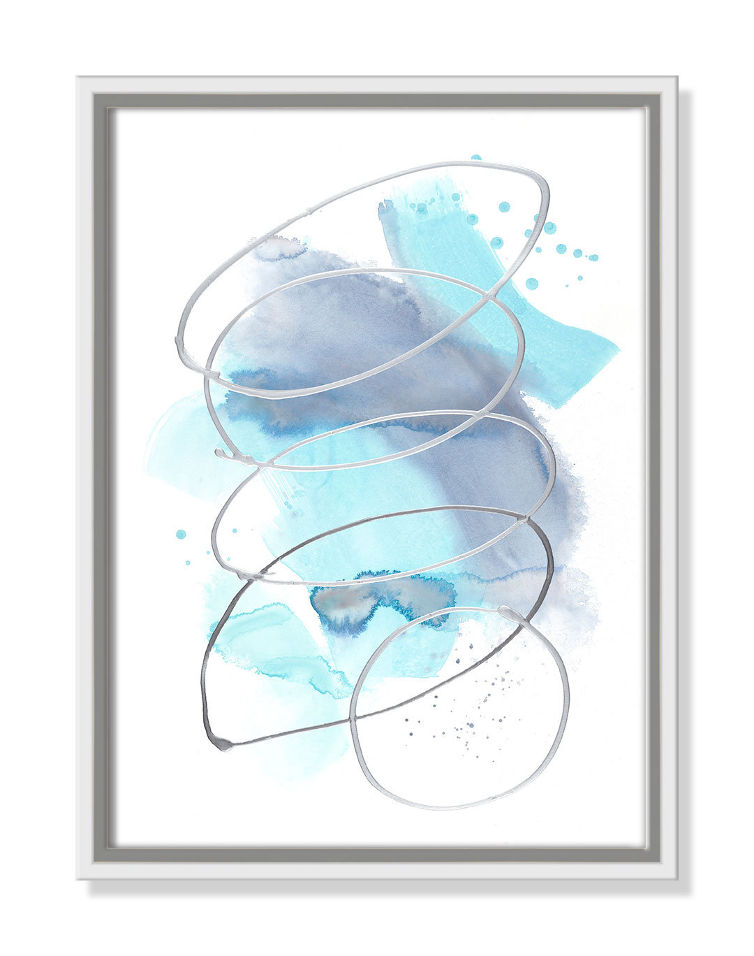 Casa Fine Arts Pool Party 2 - Floater Frame Painting Print on Canvas ...