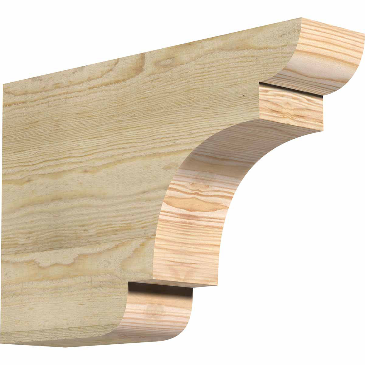 Ekena Millwork New Brighton Rough Sawn Rafter Tail | Wayfair