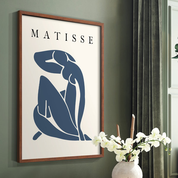 Ebern Designs Matisse CCCLXXXI Framed Print - Solid Wood | Wayfair