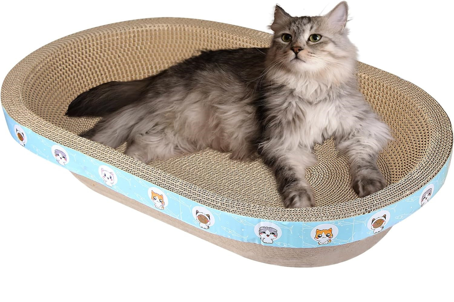 Archie & Oscar™ Scratch Pad Bed With Catnip | Wayfair