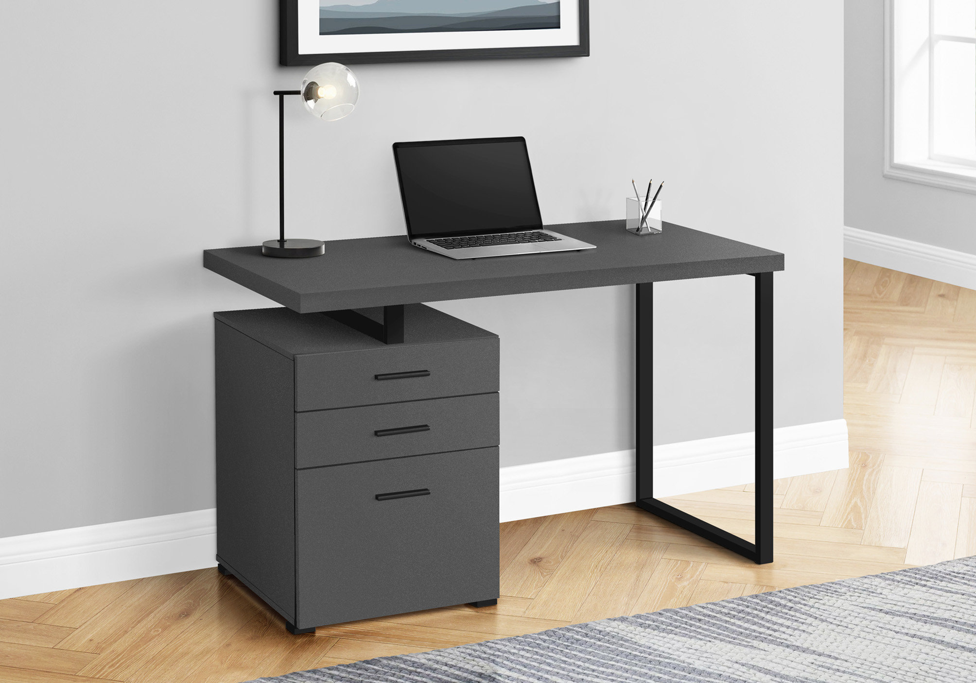 George Oliver Computer Desk, Home Office, Laptop, Left, Right Set-Up ...