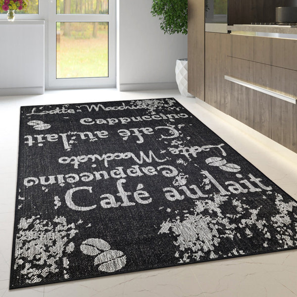 Lark Manor Non Slip Coffee Rug Flat Weave Kitchen Living Room Carpet ...
