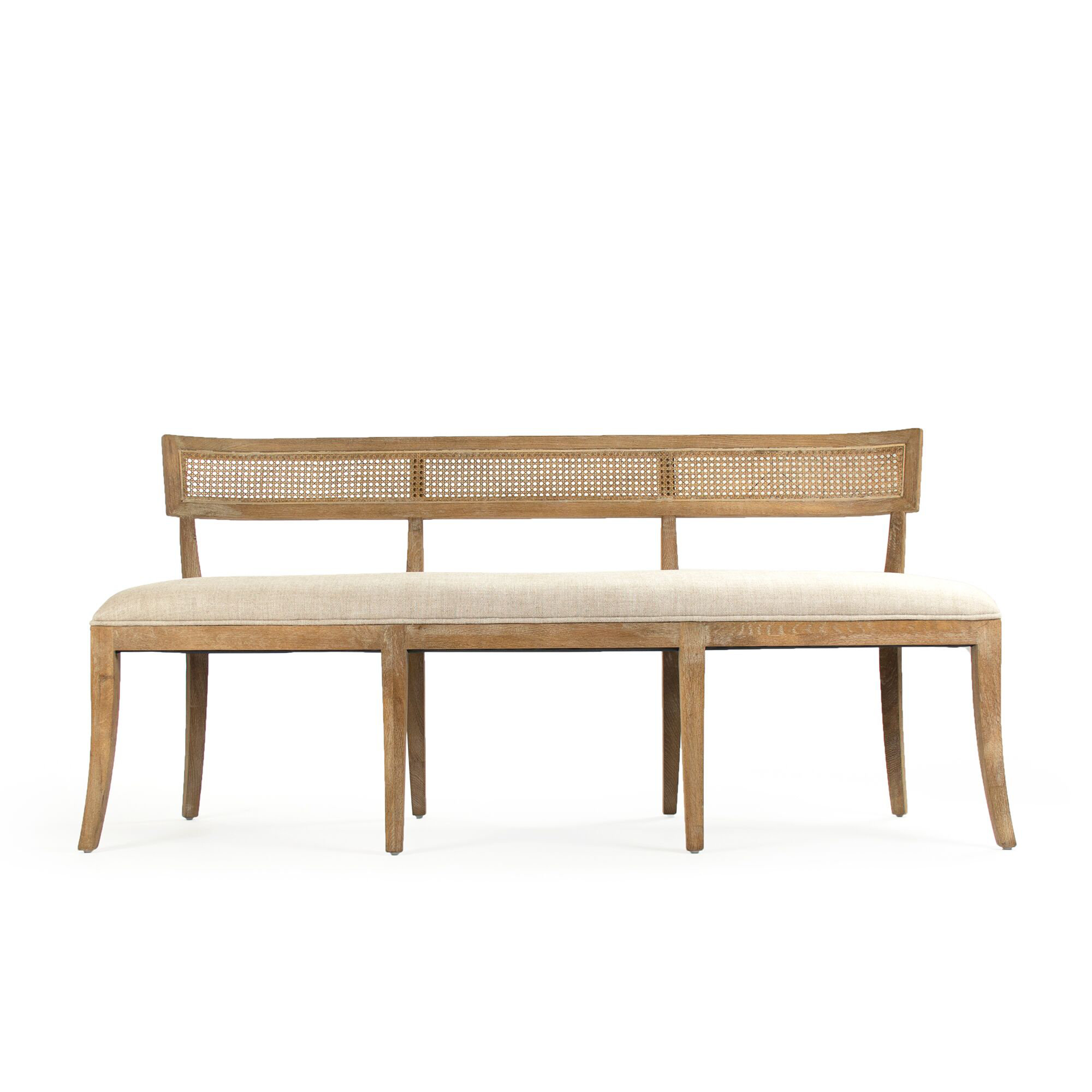 One Allium Way® Embla Cane Back Bench | Wayfair