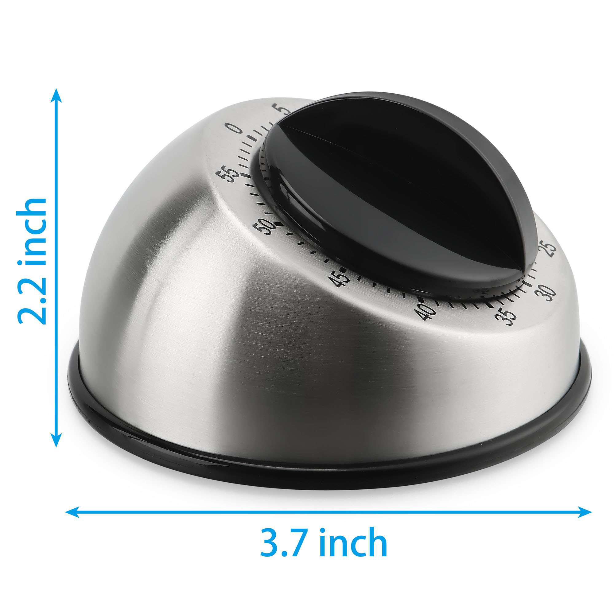 Gustave 2Pcs Kitchen Countdown Timers Stainless Steel 60 Minute Visual ...