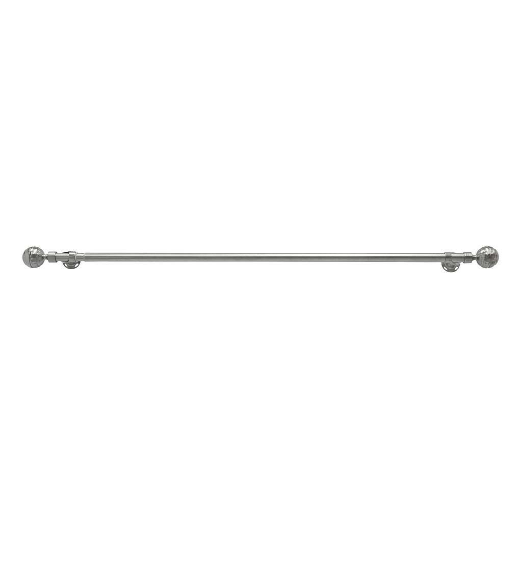 Plow & Hearth Thermaplus Blackout Adjustable Grommet Curtain Rods ...