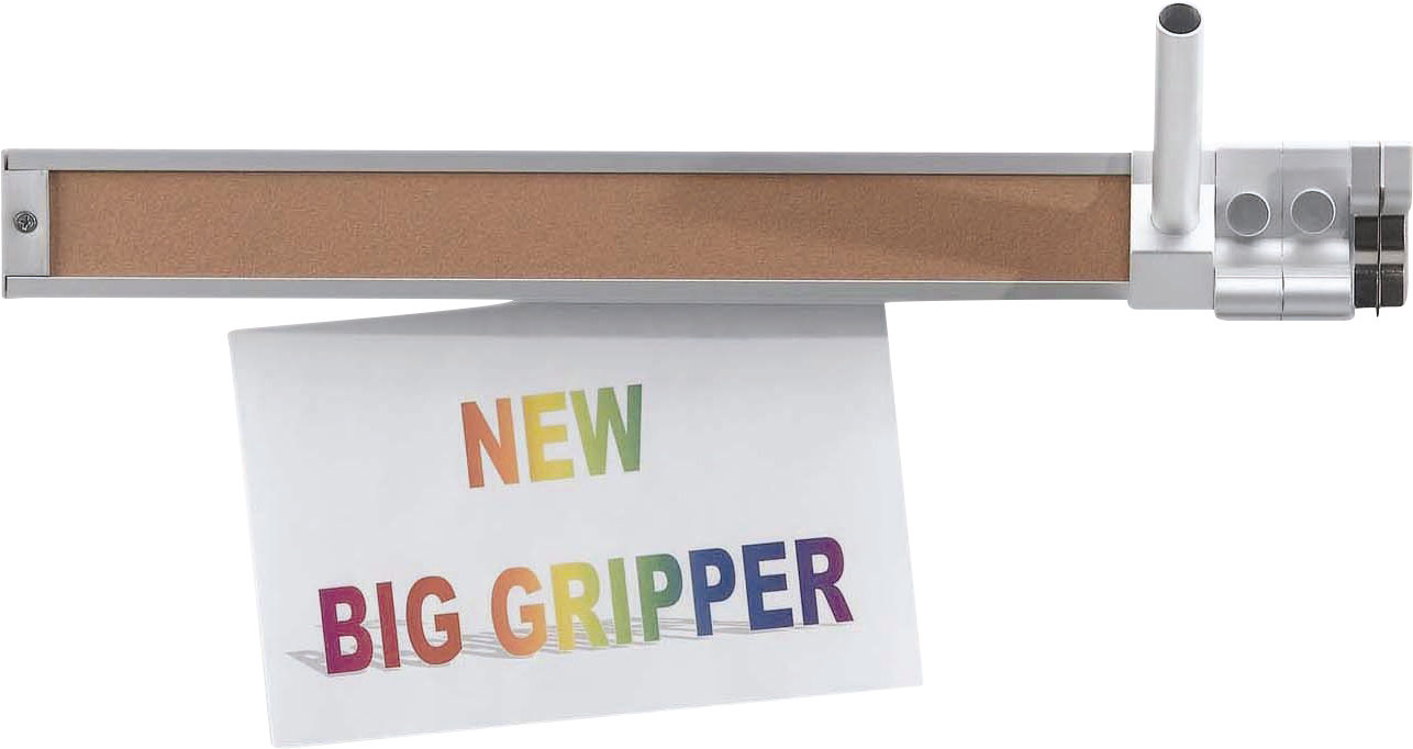 AARCO 2" Display Rail with Paper Gripper | Wayfair