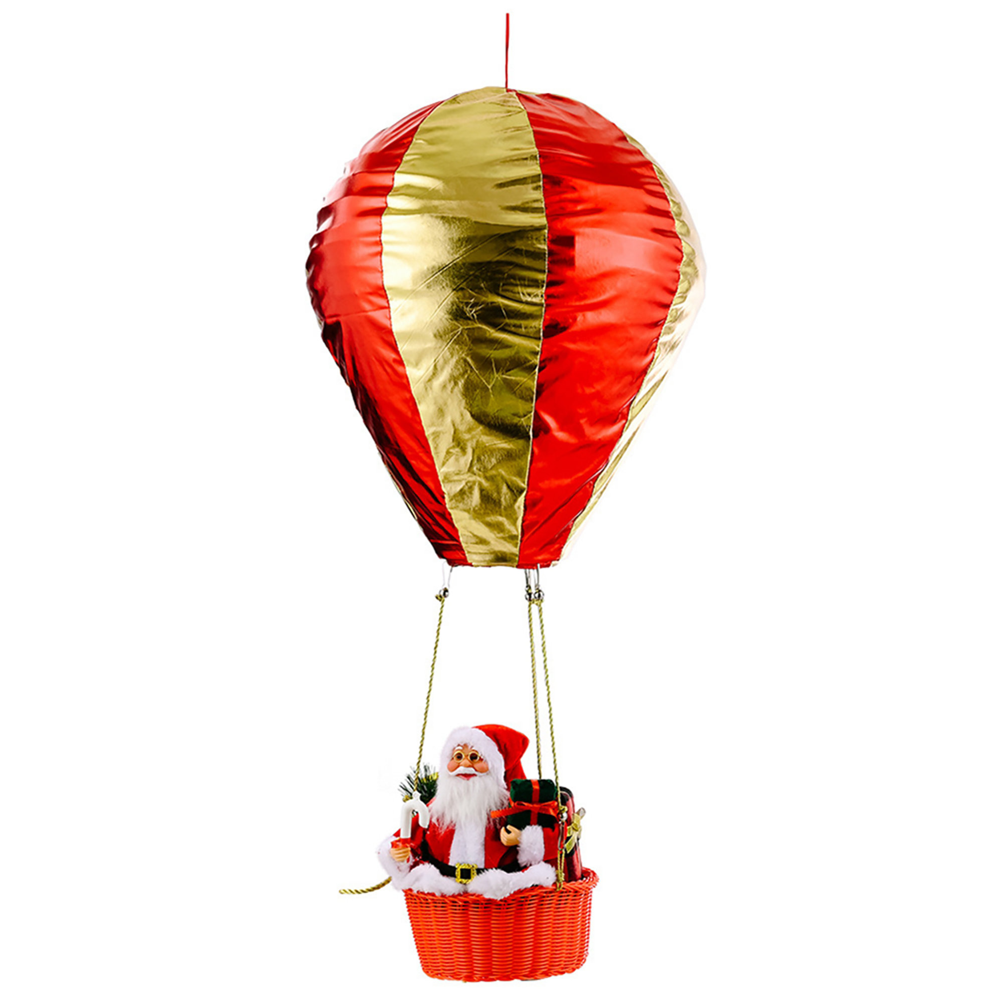 The Holiday Aisle® Santa Claus Hot Air Balloon | Wayfair