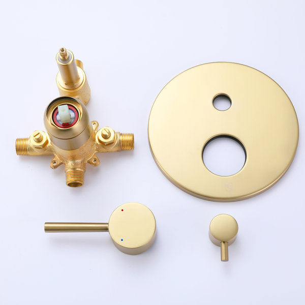 Selected Shower System, Wall Mounted Shower Faucet with Rough-in Valve ...