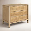 Birch Lane™ Nellie 3 - Drawer Cane Chest & Reviews | Birch Lane