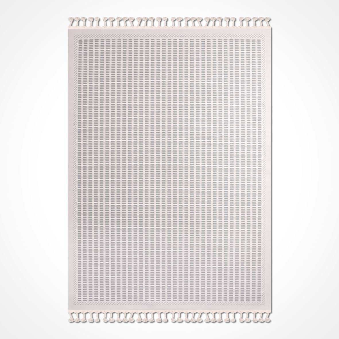 Aegean House Mahogany Gray Striped Polyester Machine Made Area Rug ...