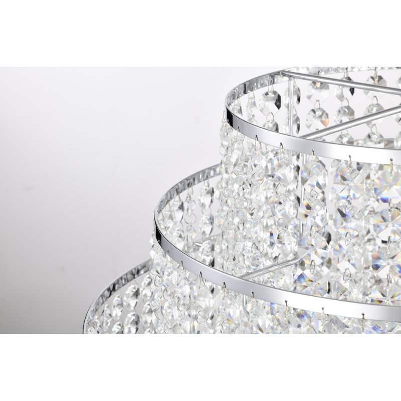 Willa Arlo Interiors Hythe Dimmable Tiered Chandelier & Reviews | Wayfair