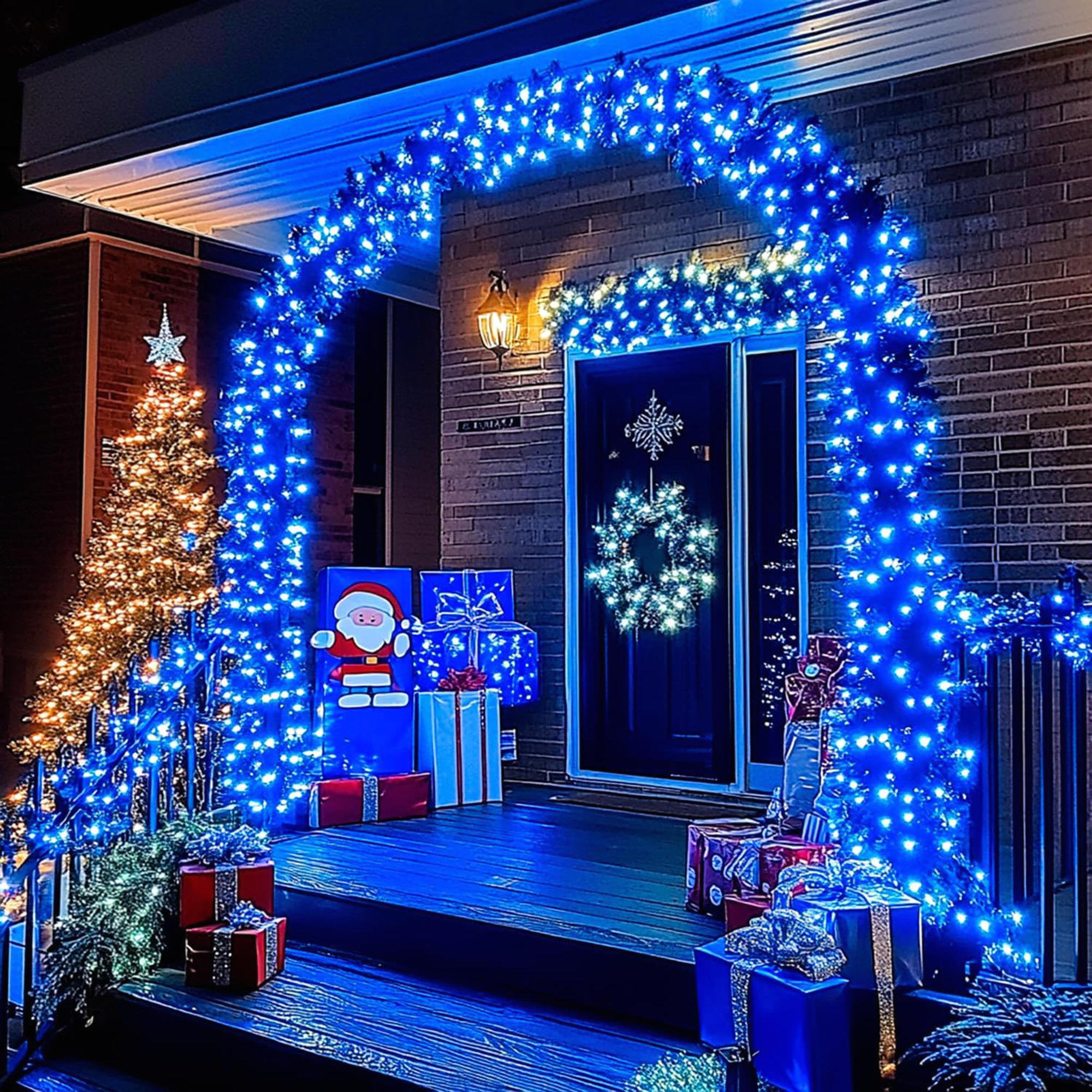 Alcott Hill® 2 Pack Solar Christmas String Lights - 400 LED 151FT Red ...