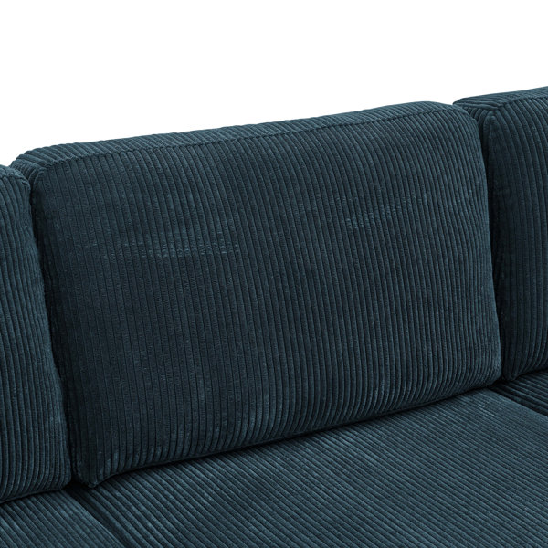 Wade Logan® Avva 2 - Piece Upholstered Sectional & Reviews | Wayfair