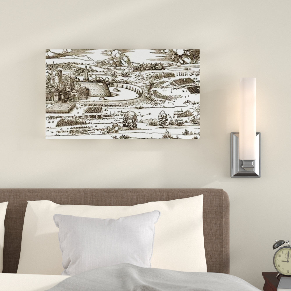 Canora Grey 'The Siege of a Fortress 2' Graphic Art Print on Wrapped ...