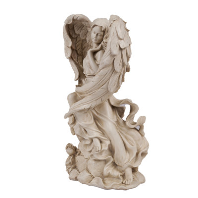 Hi-Line Gift Ltd. Sitting Angel Statue & Reviews | Wayfair