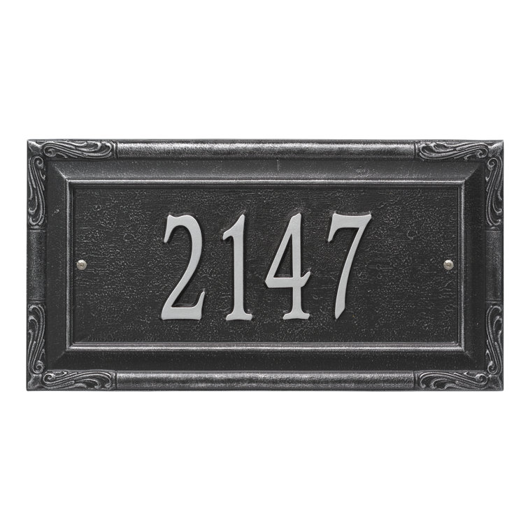 Whitehall Products Gardengate Personalized Grande 1-Line Wall Address ...