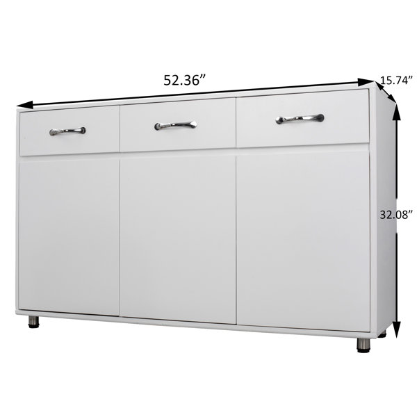 Inbox Zero 3 - Drawer Storage Cabinet "& Reviews" | Wayfair