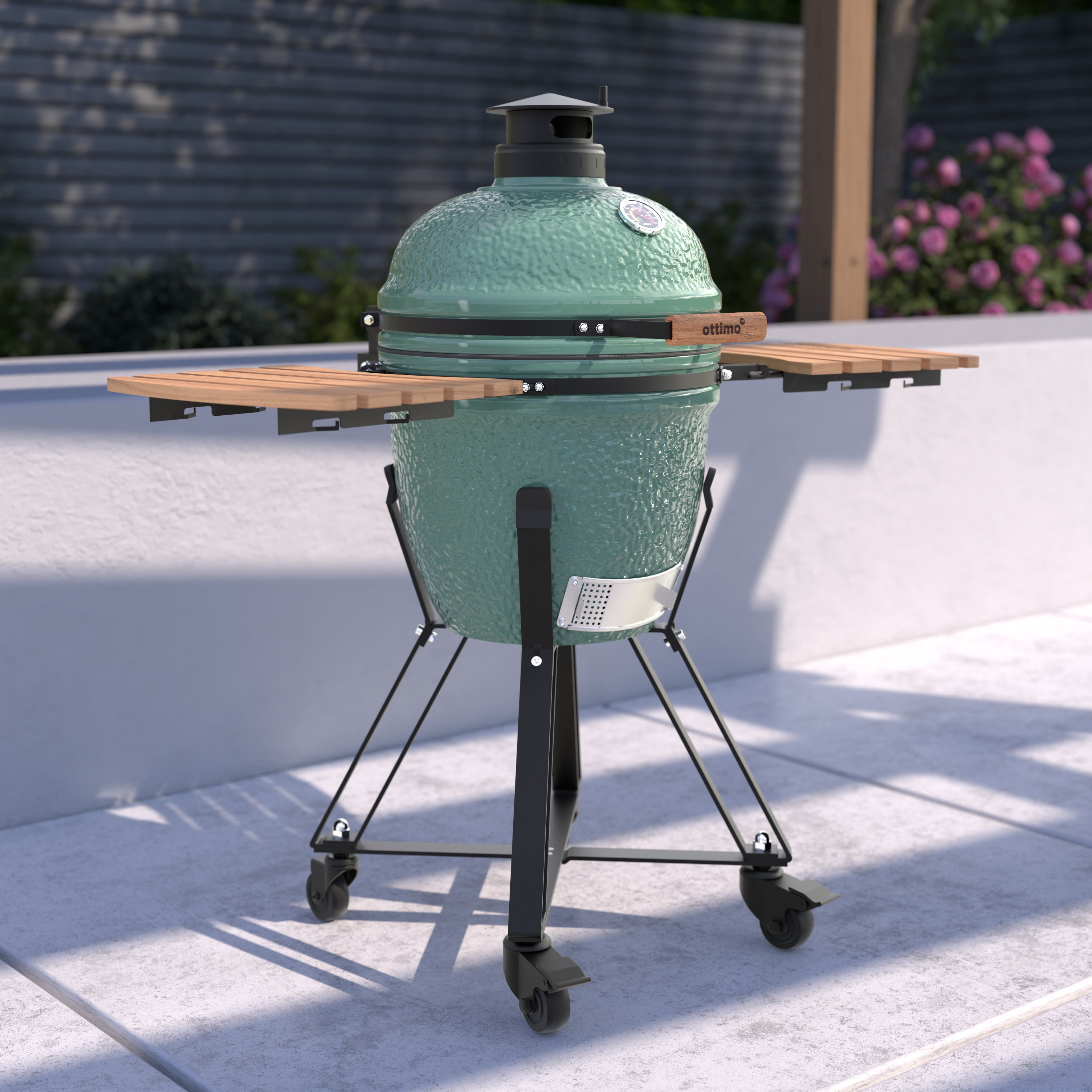 Charles Bentley Ottimo Searsmith 18" Kamado Bbq | Wayfair.ie