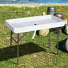 Arlmont & Co. 4FT Portable Folding Fish Fillet Cleaning Table Camping ...