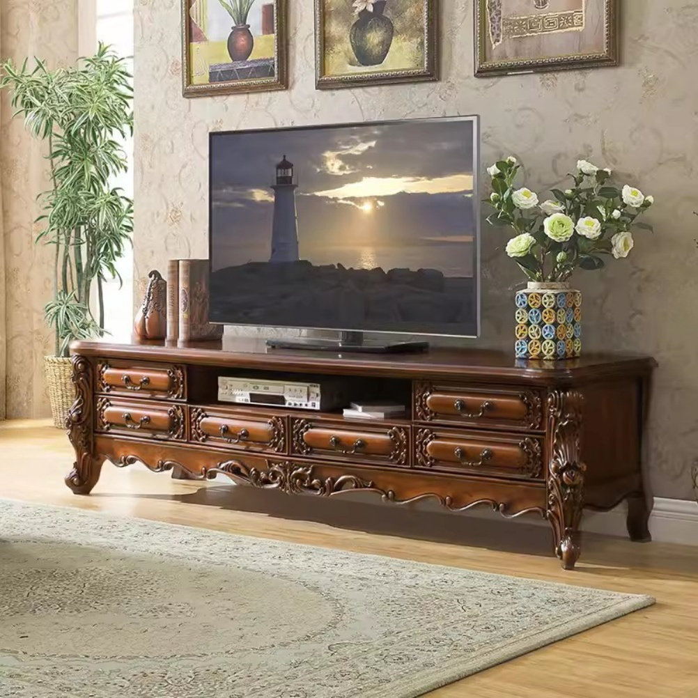 Bloomsbury Market Retro Brown TV Cabinet | Wayfair