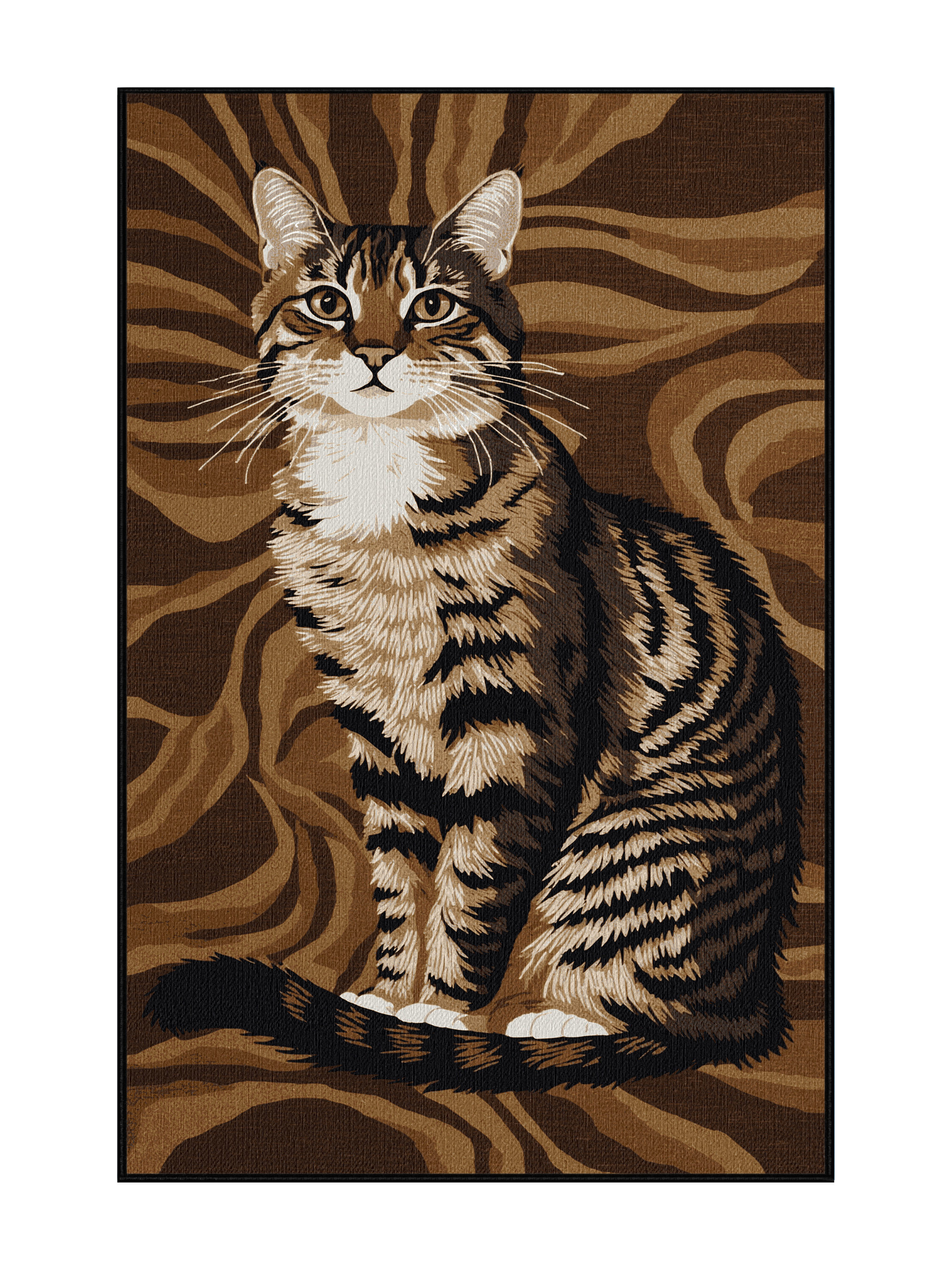 Hokku Designs Washable American Shorthair Cats Area Rug | Wayfair