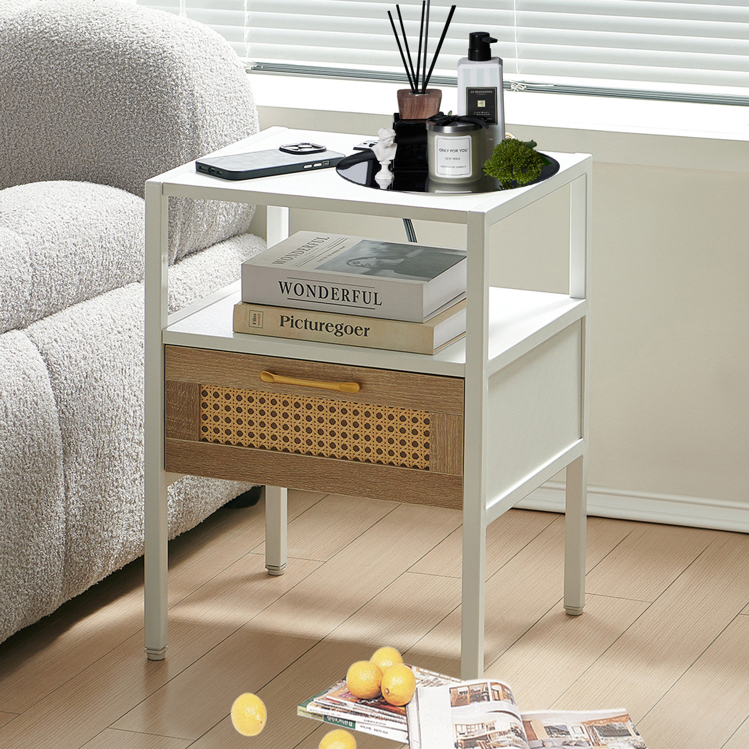 Bay Isle Home™ Ahlexis End Table with Power Outlet & USB Ports | Wayfair