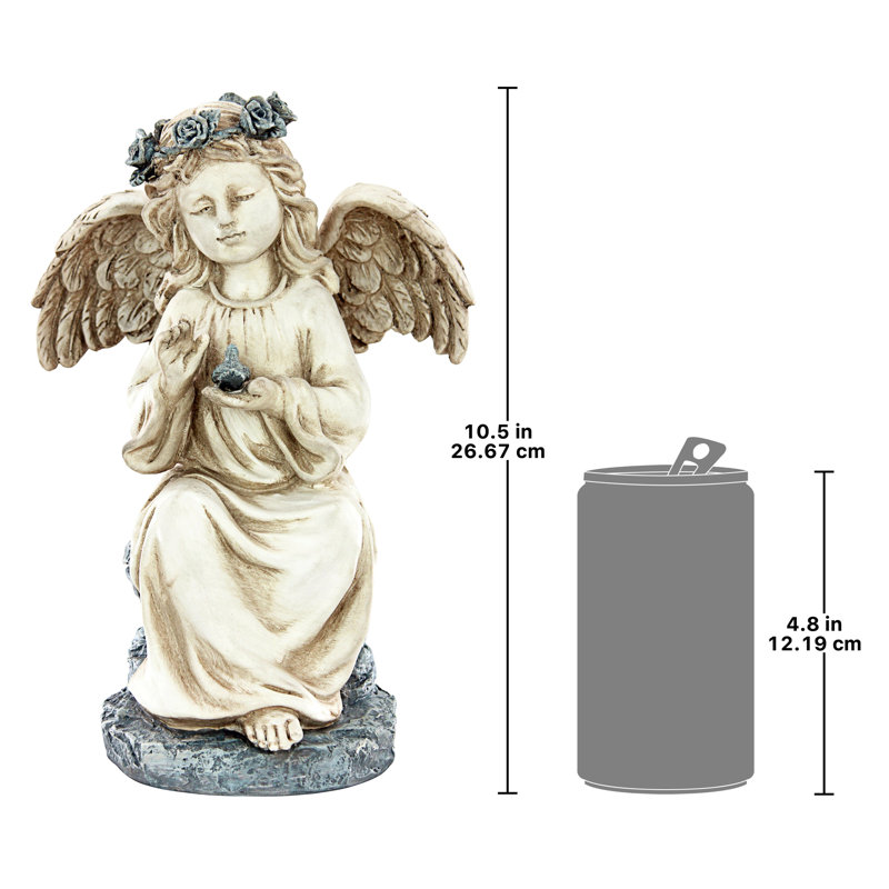 Design Toscano Spirit of Goodwill Angel Garden Statue & Reviews | Wayfair
